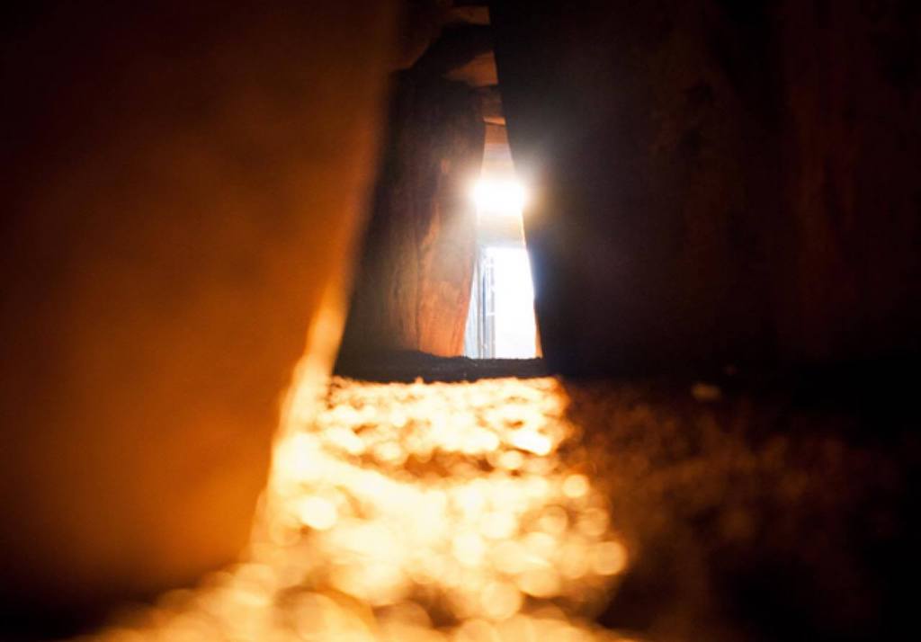 Tomb Interior Newgrange Ireland