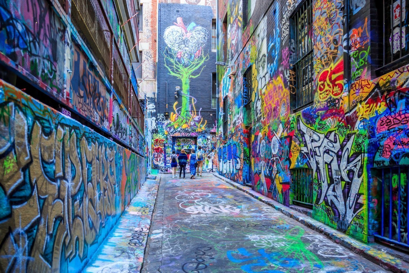 FARK.com: (13552366) Photoshop this psychedelic alley